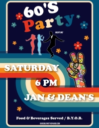 60'S PARTY Template | PosterMyWall