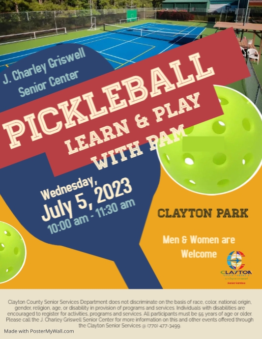Pickleball Lessons Flyer | PosterMyWall