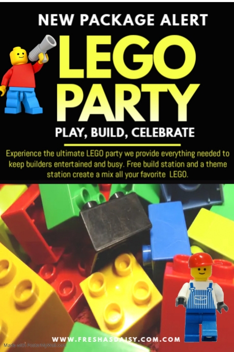 Copy of Lego Party Poster | PosterMyWall