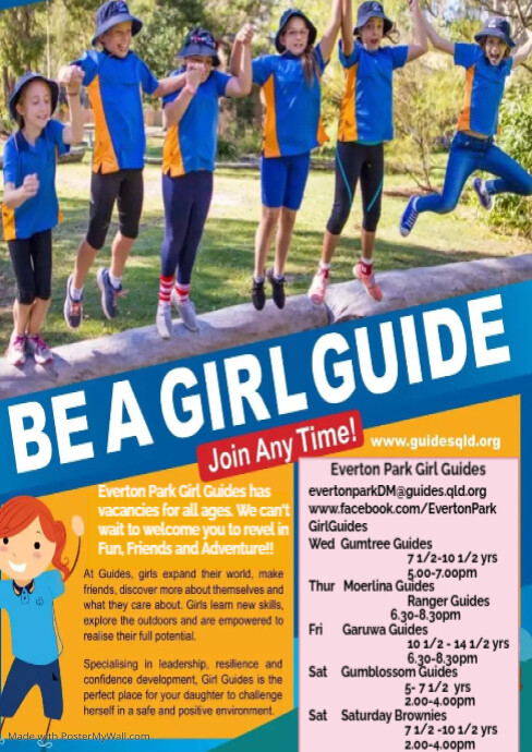 Be a girl guide poster 1 | PosterMyWall