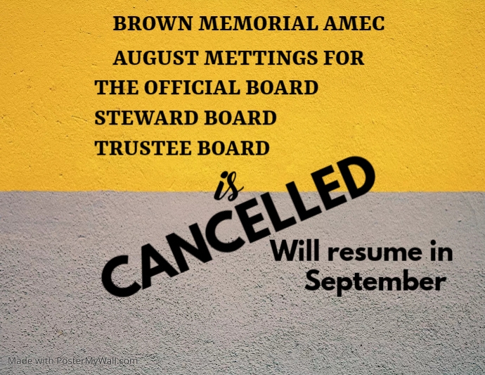 Event Cancellation Template | PosterMyWall