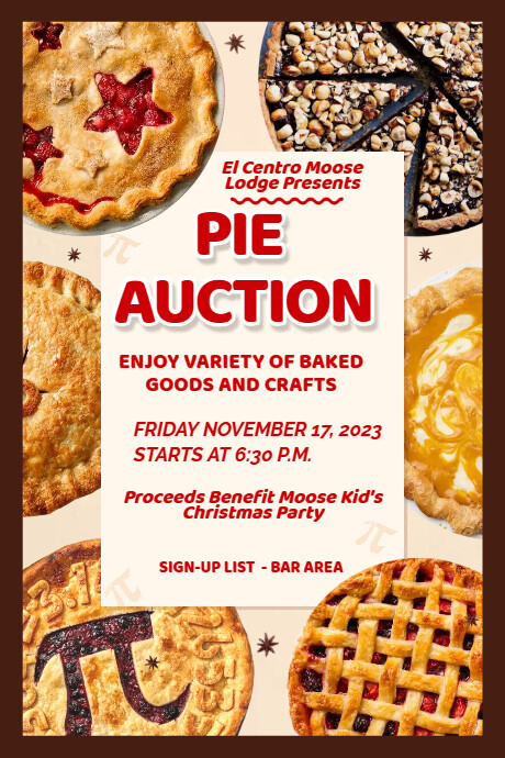 National Pie Day Celebration Poster Template | PosterMyWall