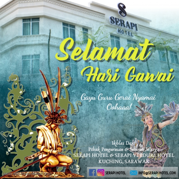 Copy of Selamat Hari Gawai | PosterMyWall