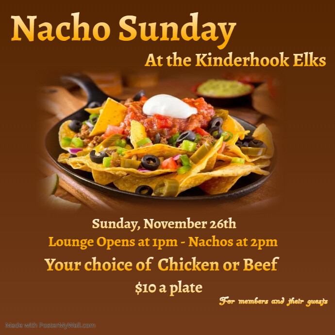 Copy of national nachos day | PosterMyWall