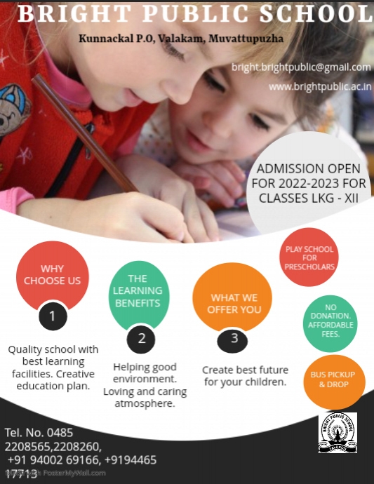 Copy of Copy of Modern School Admission Open Poster Template | PosterMyWall