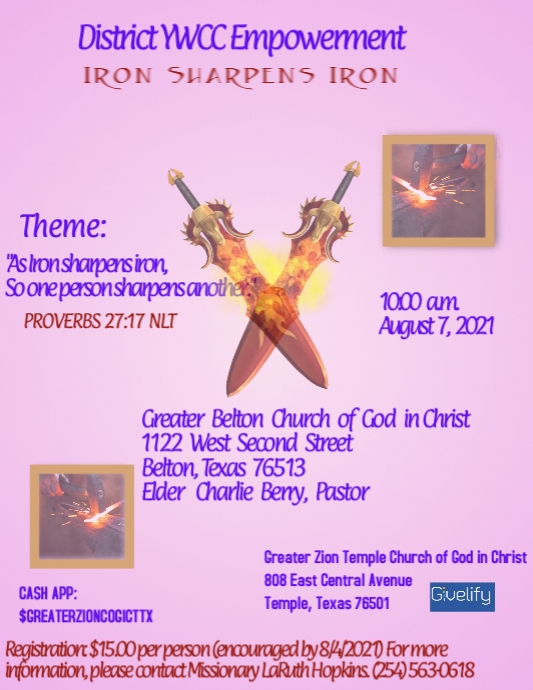 Iron Sharpens Iron | PosterMyWall