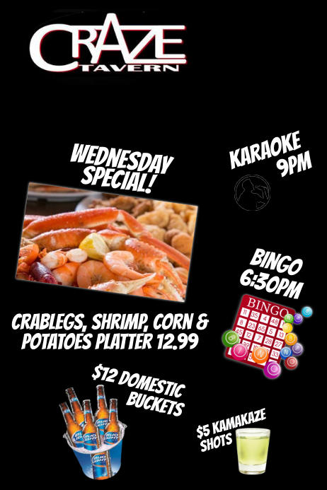 Wednesday night Template | PosterMyWall