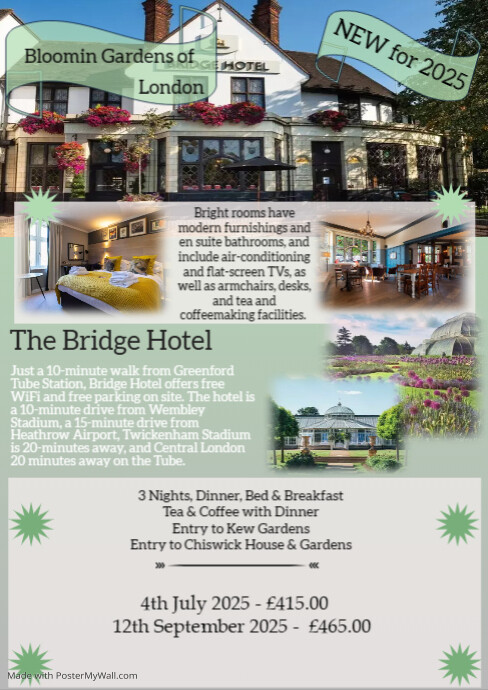 Copy of Bloomin Gardens of London 2025 | PosterMyWall