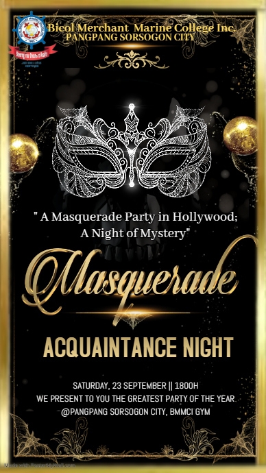 Masquerade | PosterMyWall