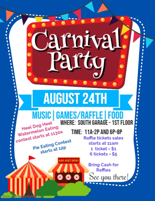 Carnival Party Flyer | PosterMyWall