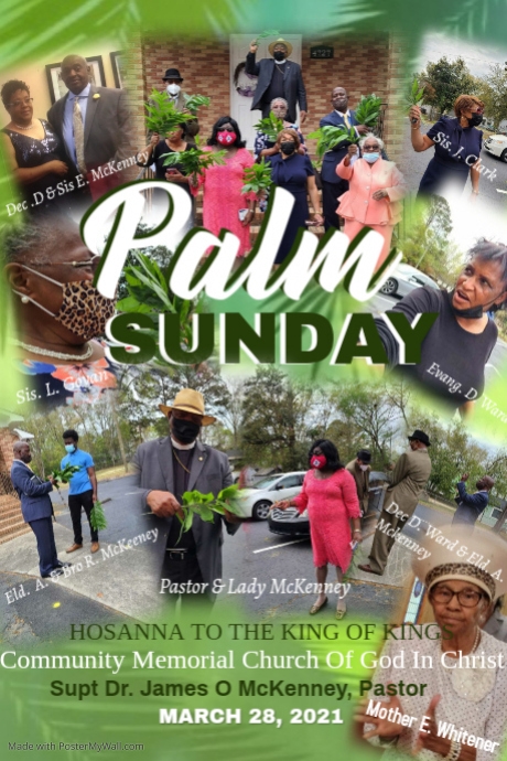 Copy of PALM SUNDAY | PosterMyWall
