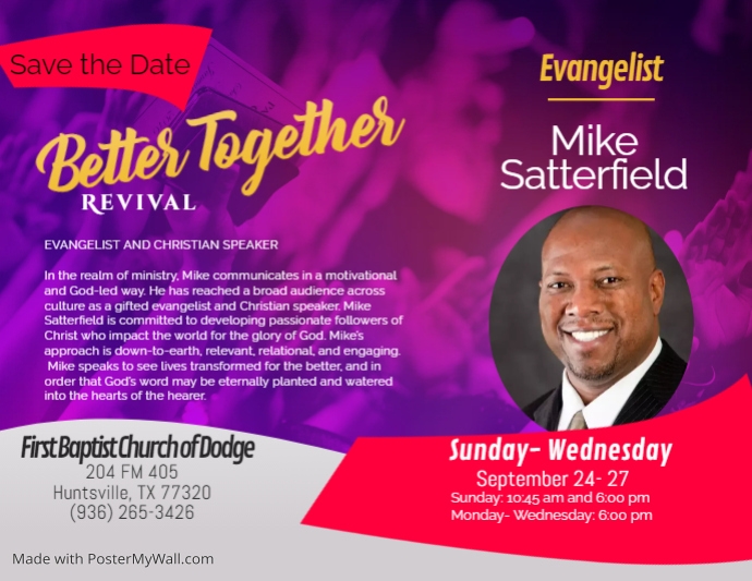 Purple Bible Study Sessions Landscape Flyer | PosterMyWall