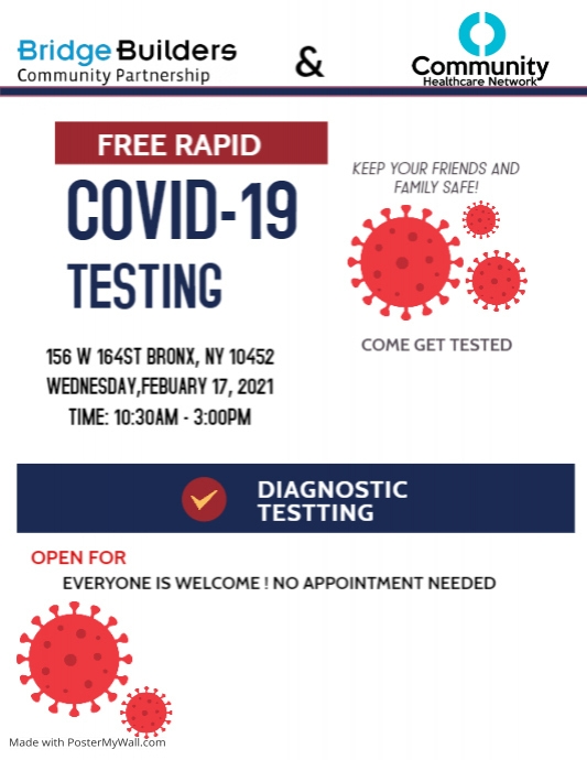 Copy of Covid-19 Testing Flyer | PosterMyWall