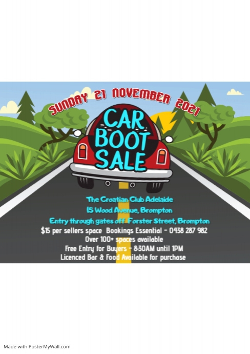 Copy of Copy of Car Boot Sale Flyer Template | PosterMyWall