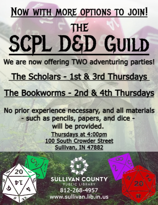 New D&D Guild | PosterMyWall