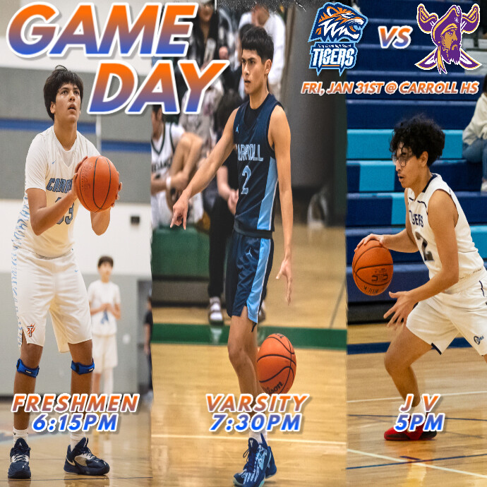 It's Game Day Basketball Facebook highschool | PosterMyWall