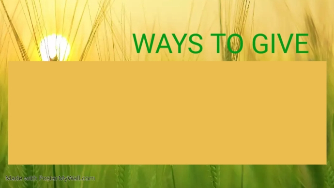 ONLINE GIVING (1) | PosterMyWall