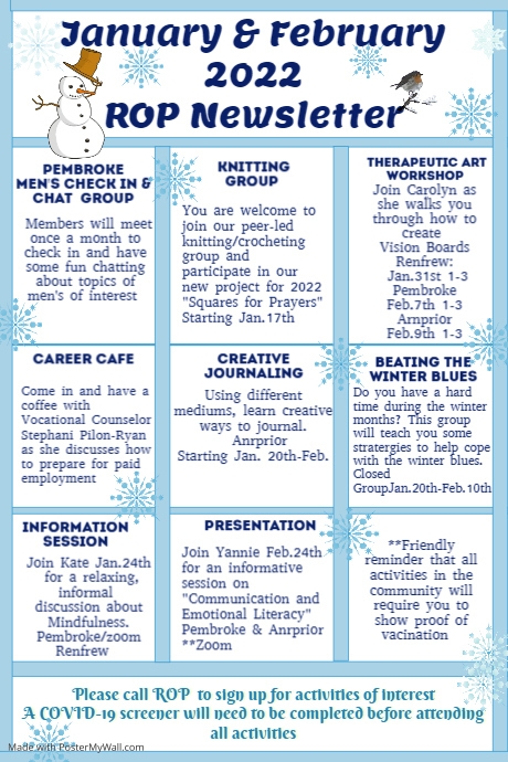 Copy of Copy of January Upcoming Events Calendar - January | PosterMyWall