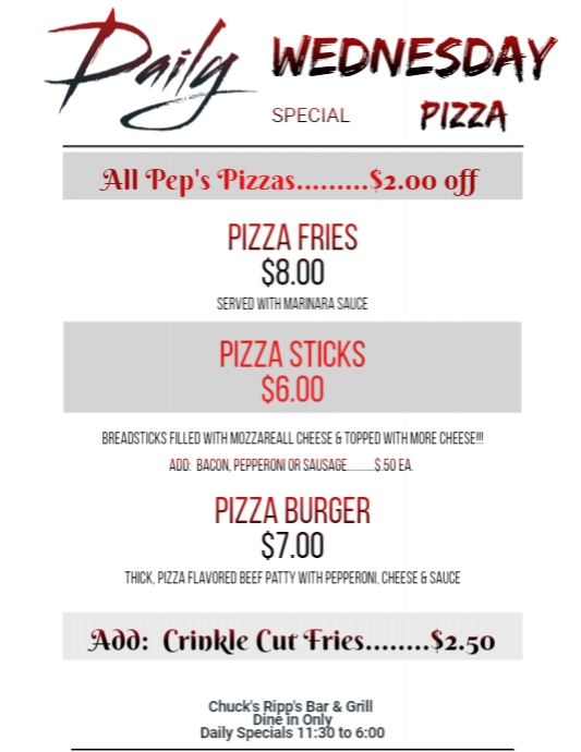 Wednesday Food Special | PosterMyWall