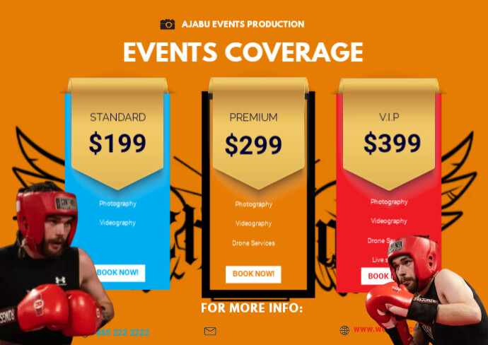 PHOTOGRAPHY & VIDEOGRAPHY PRICE GUIDE | PosterMyWall