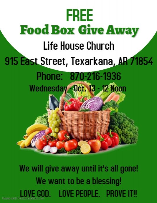 Copy of Food Give Away Drops | PosterMyWall
