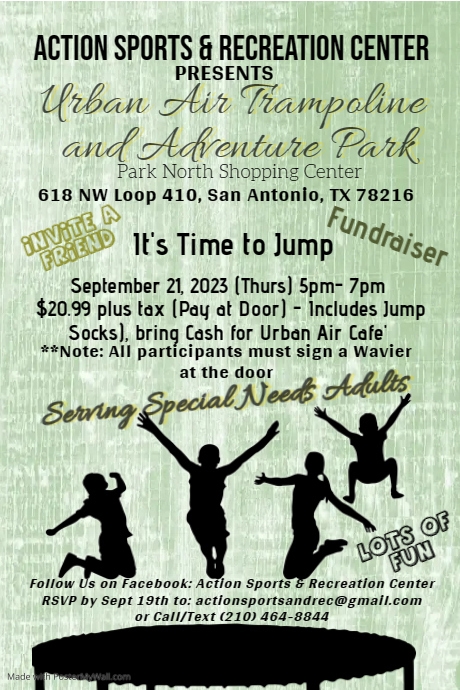 trampoline fitness template | PosterMyWall