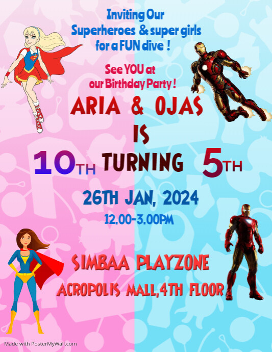 Boy Or Girl Gender Reveal Party Flyer | PosterMyWall