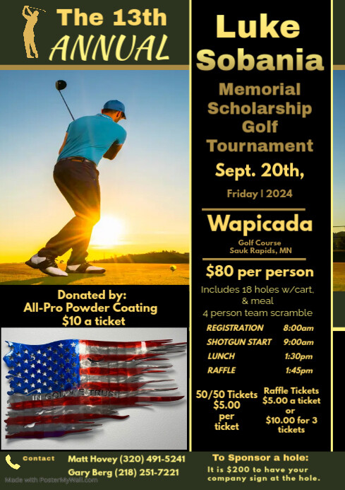 Charity Golf Tournament Flyer | PosterMyWall