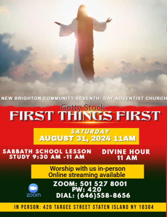 Sabbath service | PosterMyWall