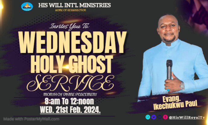 church, concert flyer | PosterMyWall