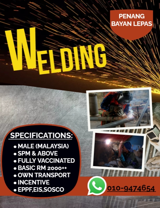 Custom Welding Flyer | PosterMyWall