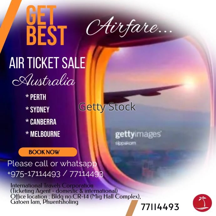 Air Ticket Offer Template | PosterMyWall