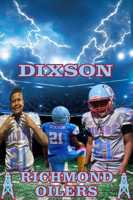 Dixson Richmond Oilers Postermywall | PosterMyWall