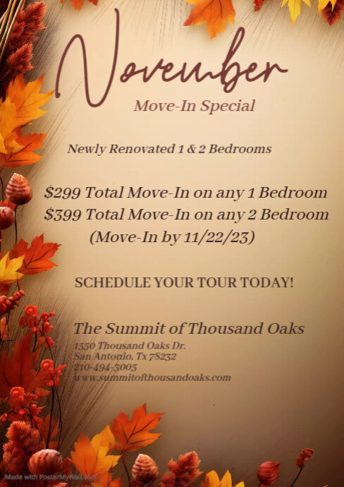 Hello November Poster | PosterMyWall