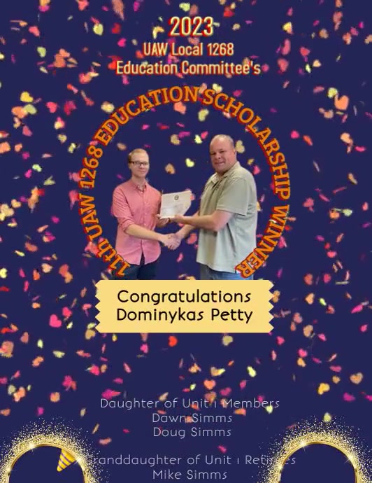 contest winner annoucment template vertical size | PosterMyWall