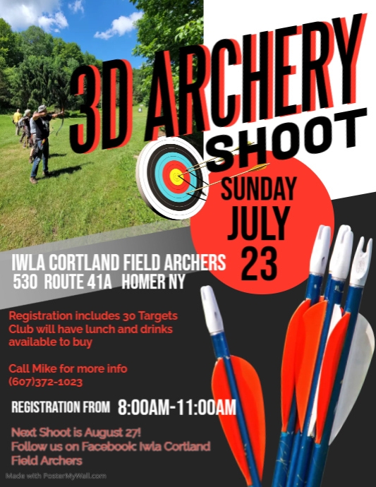 3D Archery Shoot Flyer | PosterMyWall
