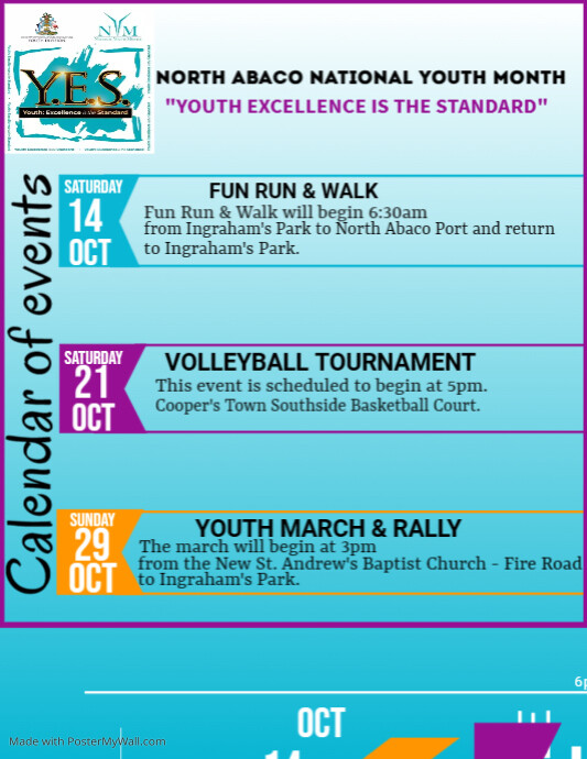 Event Schedule Design Template | PosterMyWall