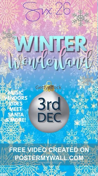 Copy of WINTER WONDERLAND | PosterMyWall