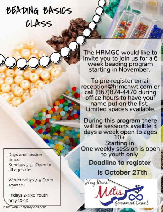 jewelry making beading class flyer template | PosterMyWall