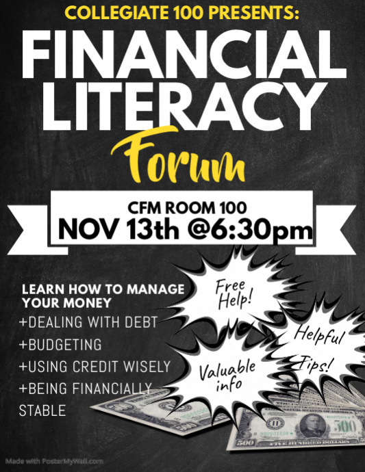 Copy of Copy of Personal Finance Workshop Flyer | PosterMyWall