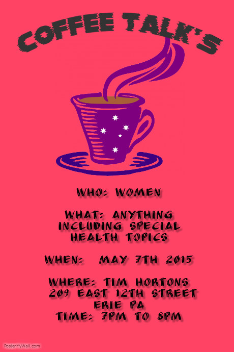 Coffee Talk's | PosterMyWall