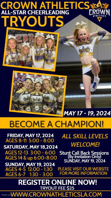 Facebook Tryout Flyer | PosterMyWall