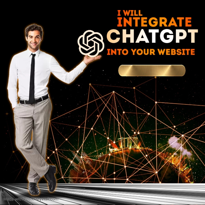 ChatGPT tutorial square design template | PosterMyWall