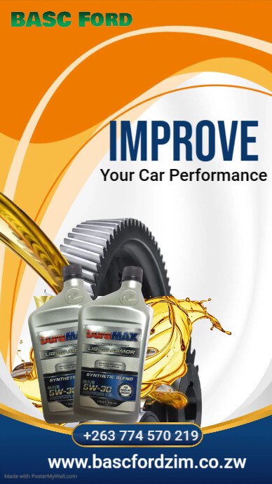 Copy of Engine Oil change services Poster | PosterMyWall