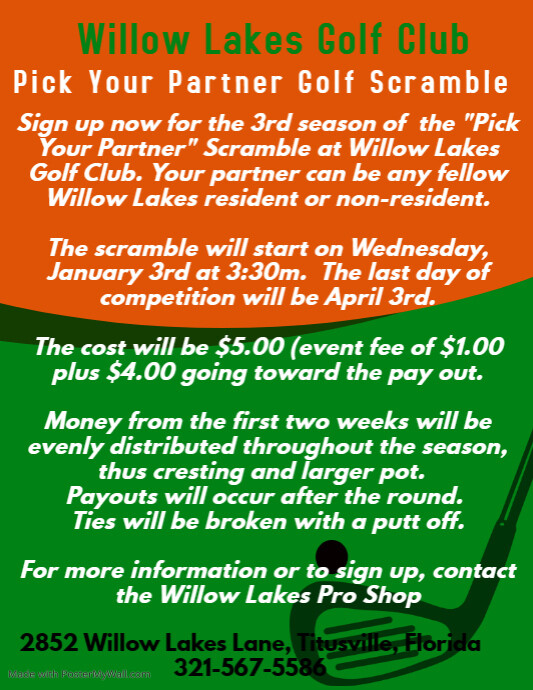 golf membership FLYER TEMPLATE | PosterMyWall