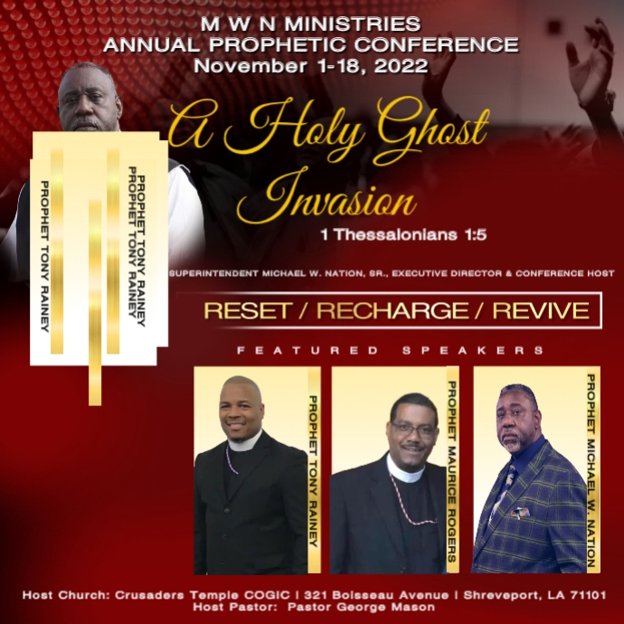 Holy Ghost Invasion (1) | PosterMyWall