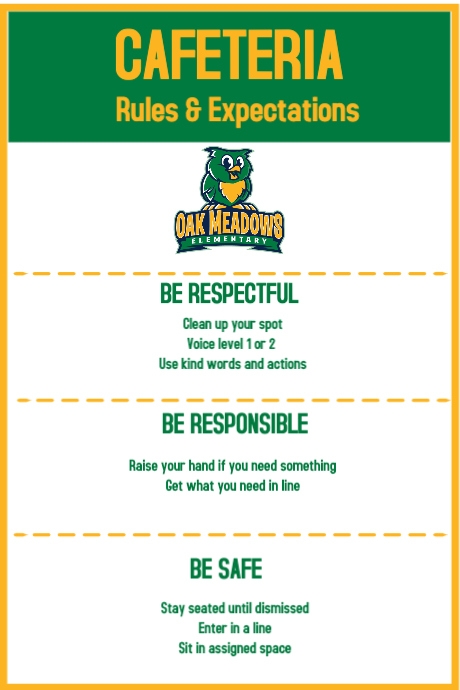 PBIS - CAFETERIA | PosterMyWall