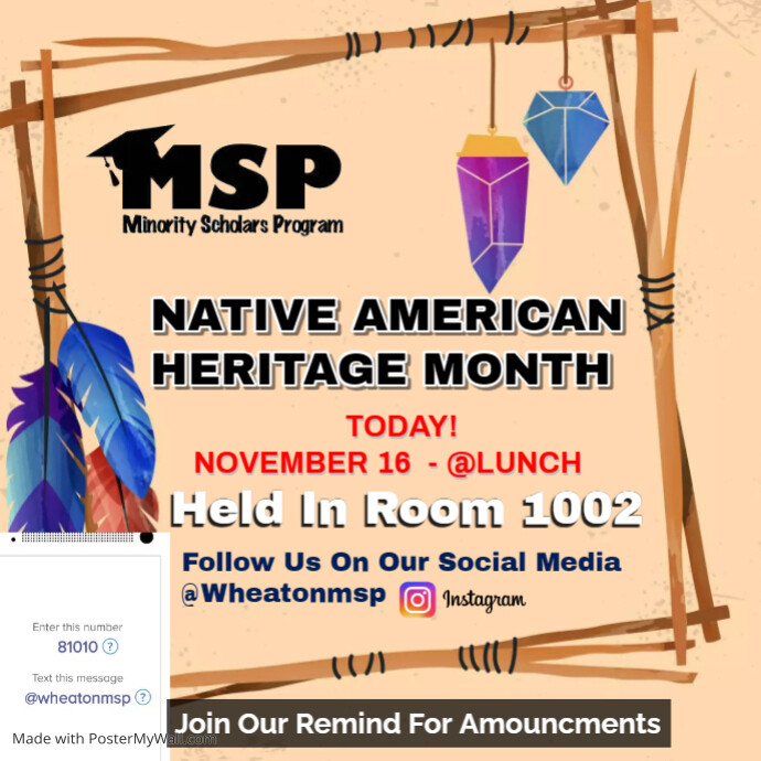 native american heritage month | PosterMyWall