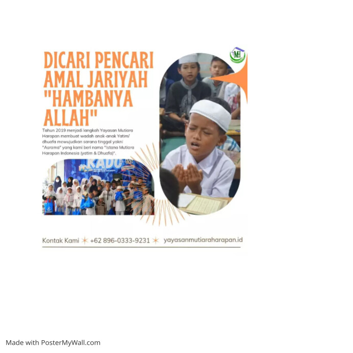TAMBAH SEDEKAH TUMBUH BERKAH, CALL 0895415469536,Yayasan Mutiara ...