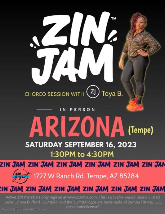 Feb 2022 ZIN JAM | PosterMyWall